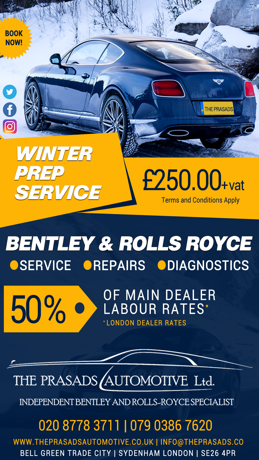 The Prasads Automotive Ltd. Independent Bentley and Rolls Royce ...