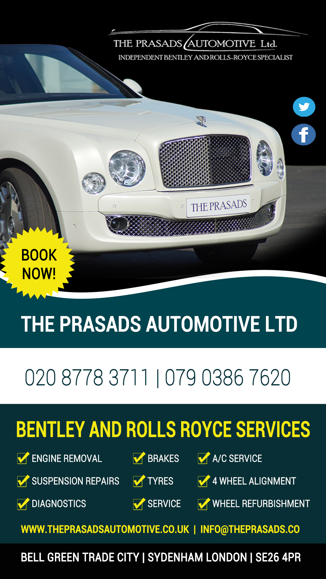 The Prasads Automotive Ltd. Independent Bentley and Rolls Royce ...